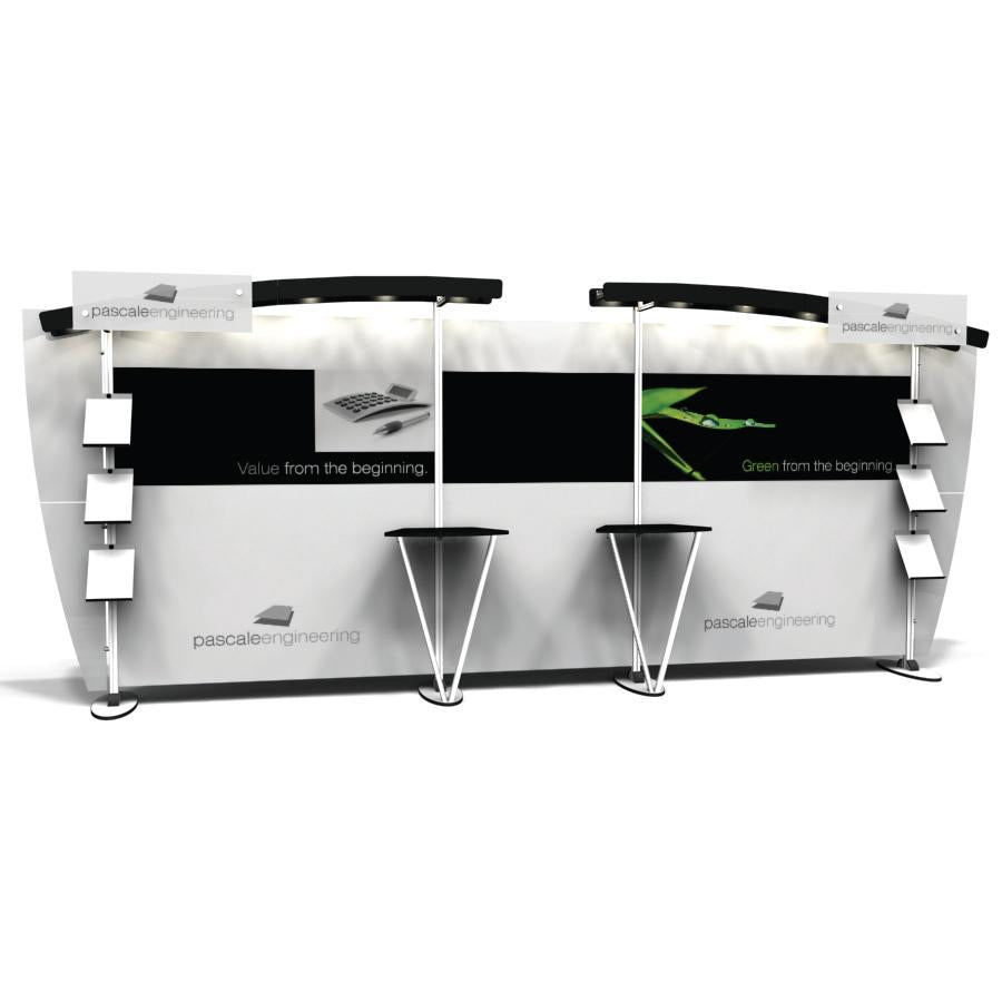 Exhibit Line Display - exb.1020.1 | 10 x 20 Trade Show Displays ...