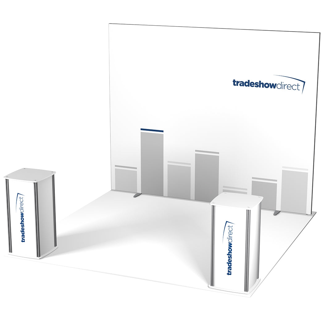 10 ft SEG Wall Kit W.MSP.2 | 10 x 10 Trade Show Booth Kits ...