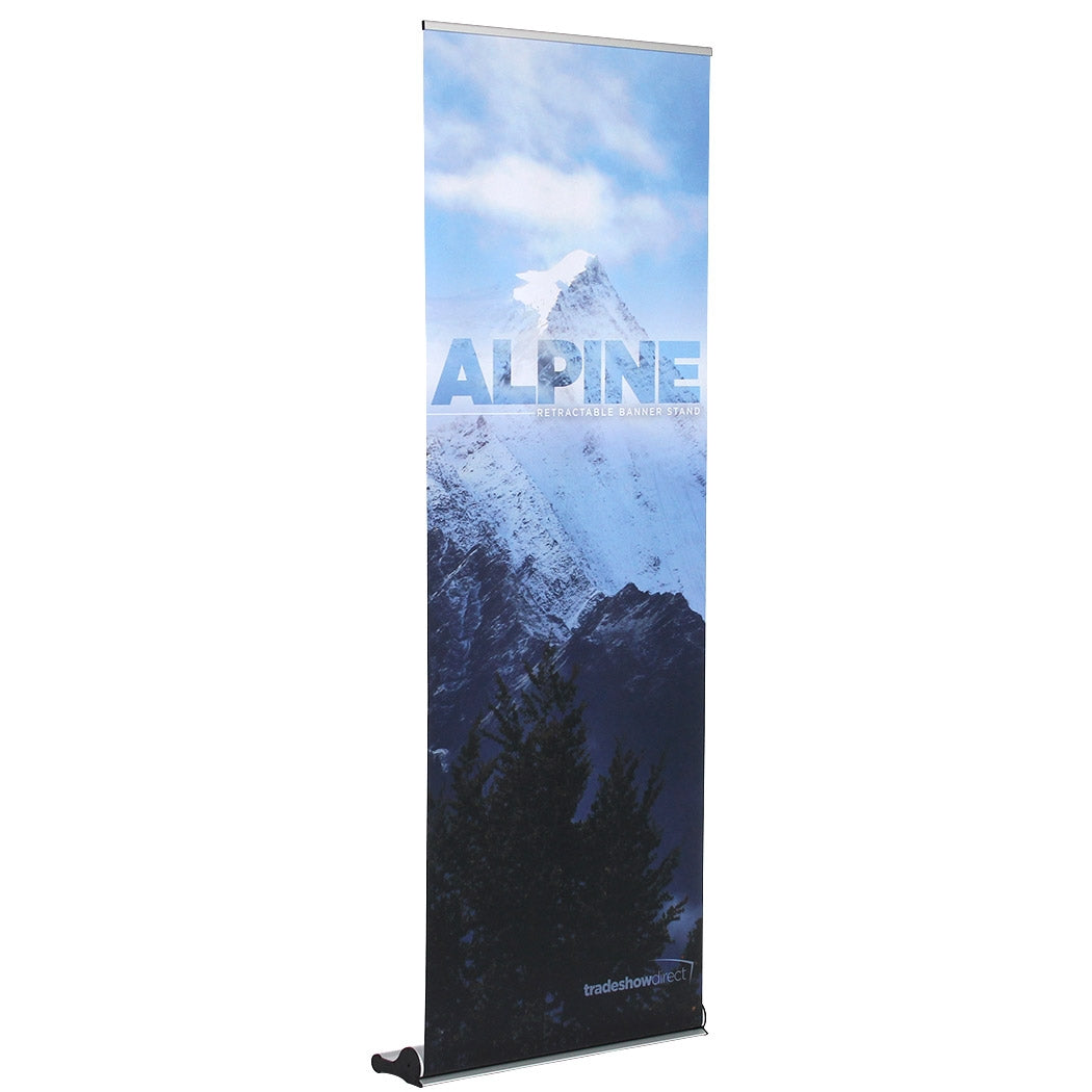 Alpine Retractable Banner Stand | Pull Up Banners – Tradeshowdirect