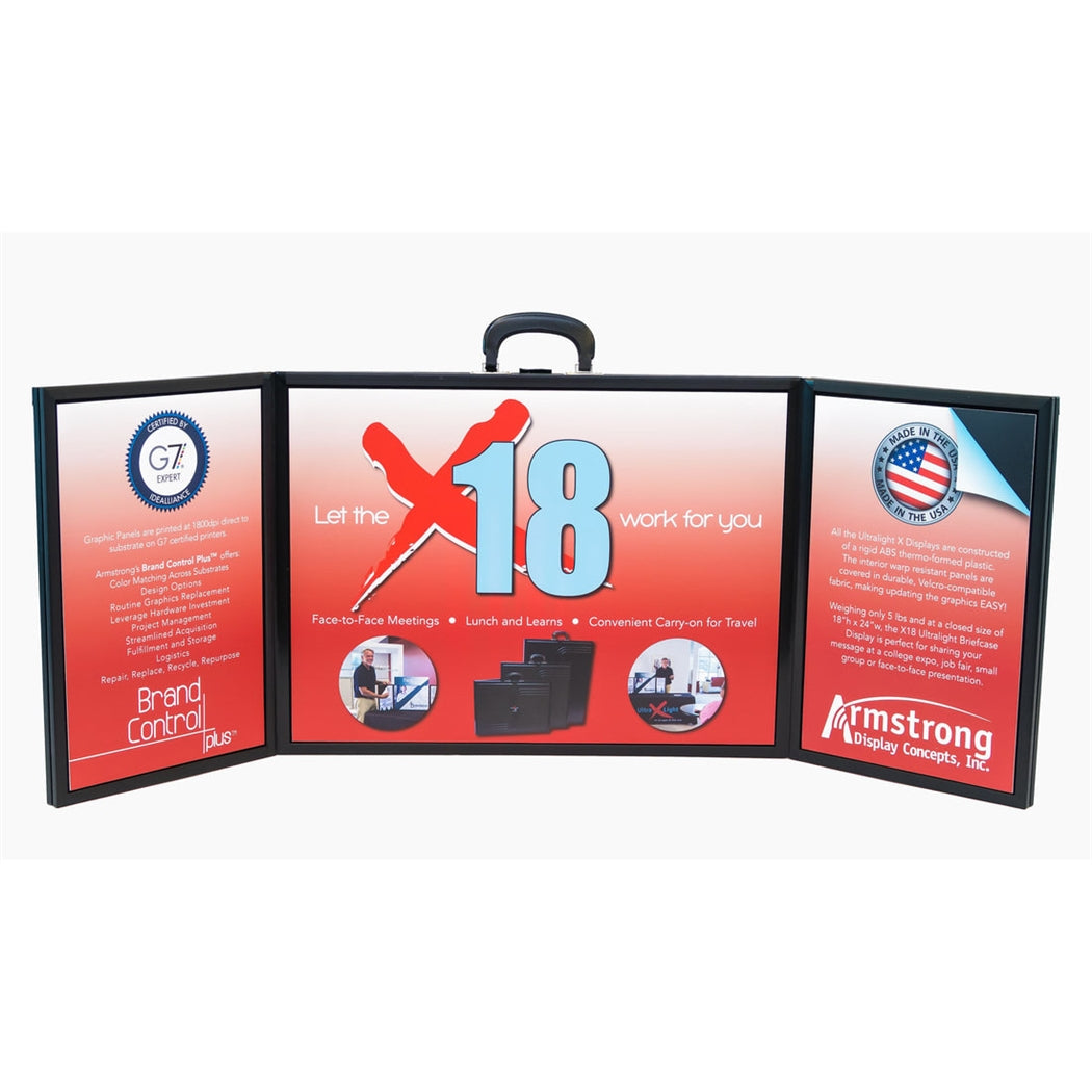 X18 Armstrong Folding Briefcase Display | Table Top Displays ...