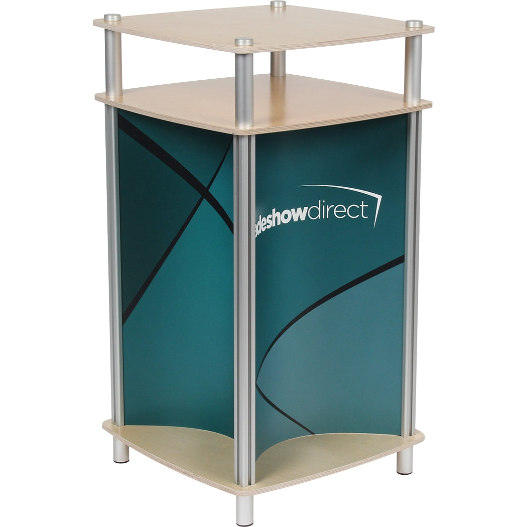 Concave Square Twist Counter | Trade Show Counters – Tradeshowdirect