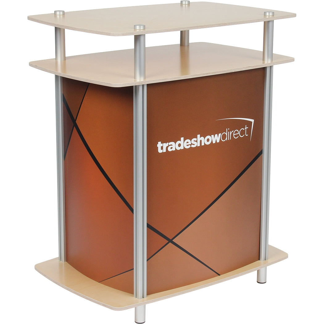 Medium Rectangle Twist Counter | Portable Trade Show Counter ...
