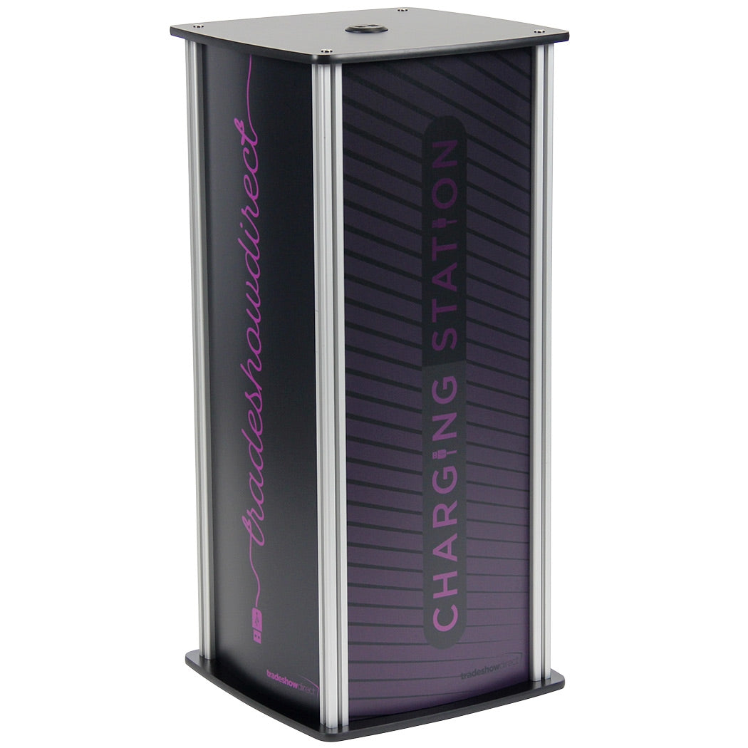 Medium Square Twist Pedestal Charging Station | Freestanding Charging ...