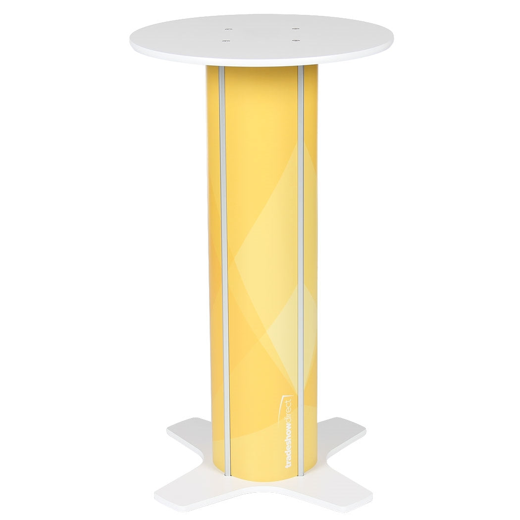 Round Twist Bar Table | Trade Show Tables – Tradeshowdirect